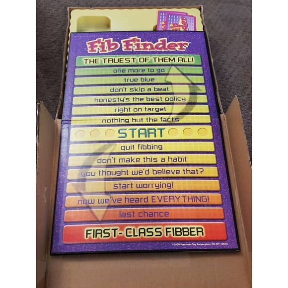 Pressman Toy Co | Games | Vintage 200 Electronic Fib Finder Game | Poshmark